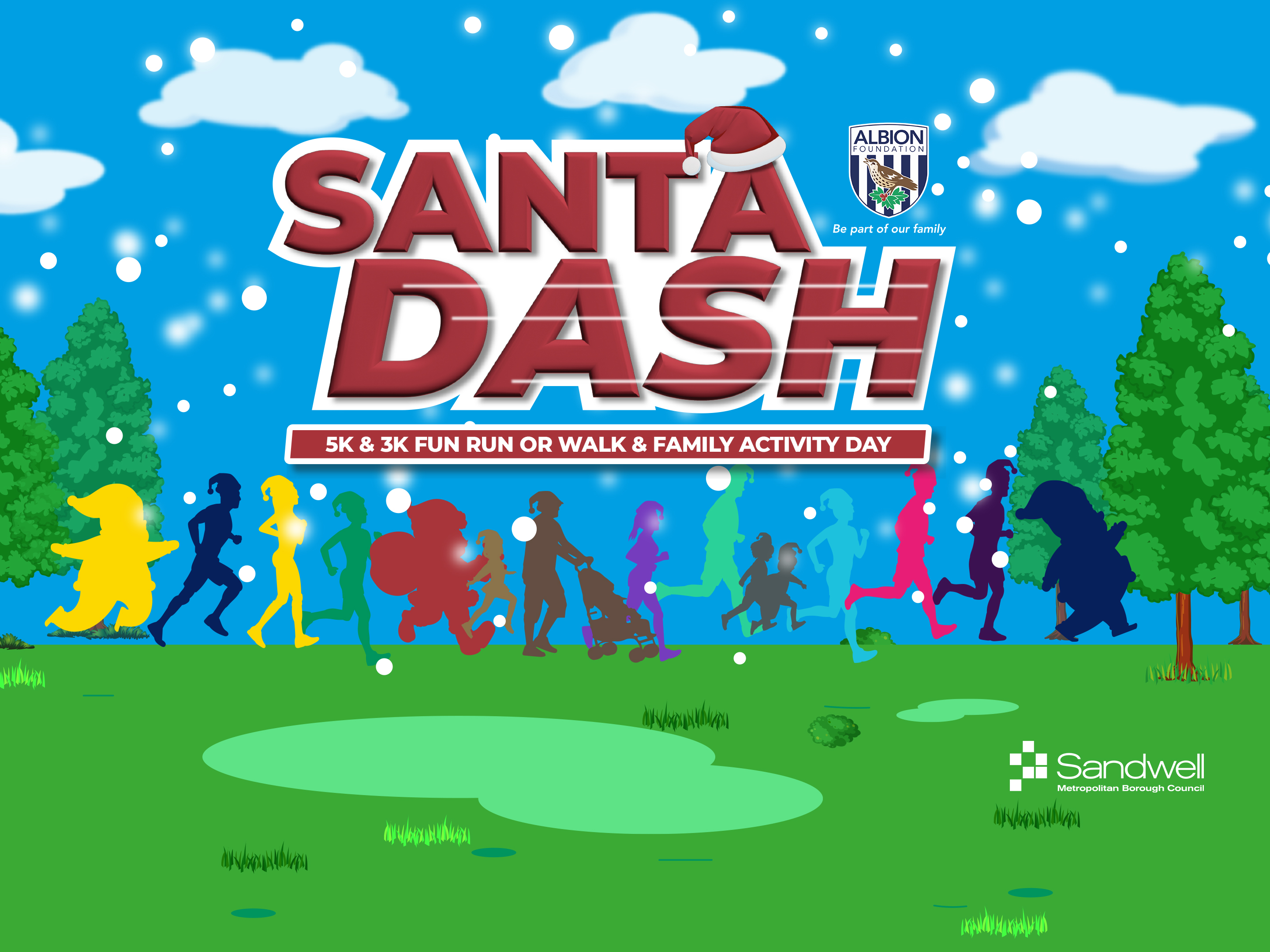 Join The Albion Foundation for the 2023 Santa Dash | West Bromwich Albion